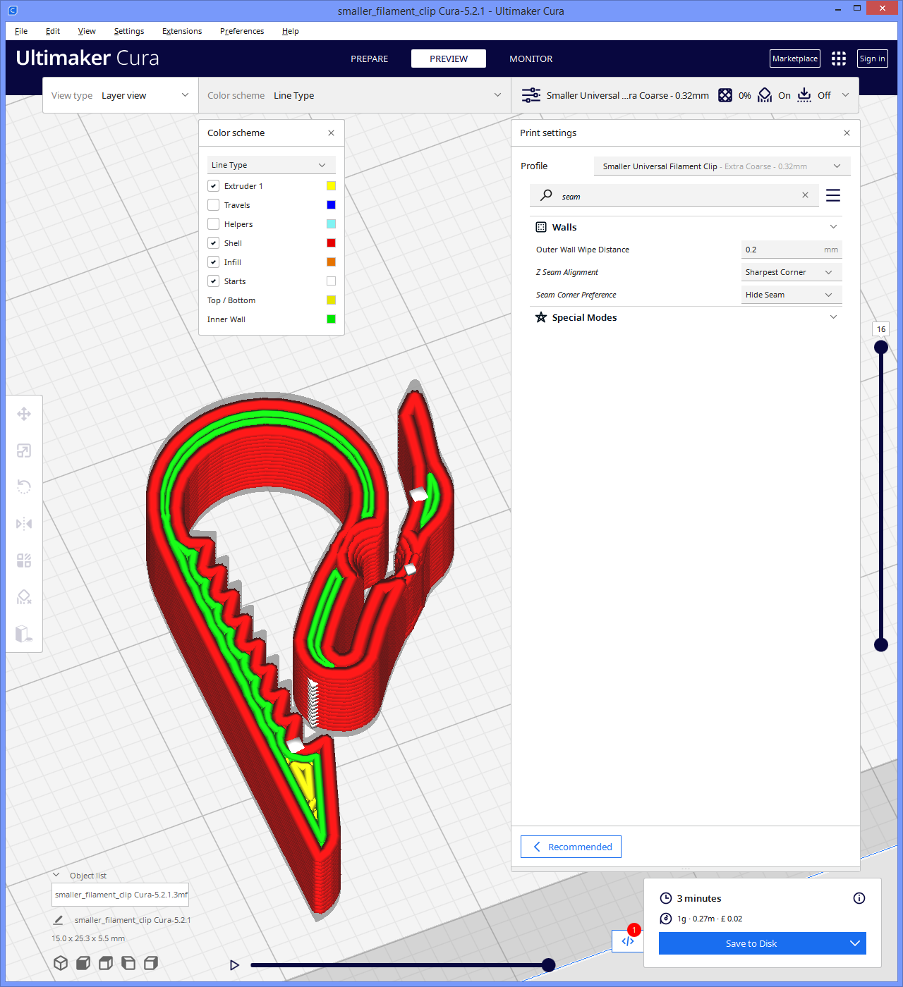 Hide Seam shows seam. · Issue #13747 · Ultimaker/Cura · GitHub