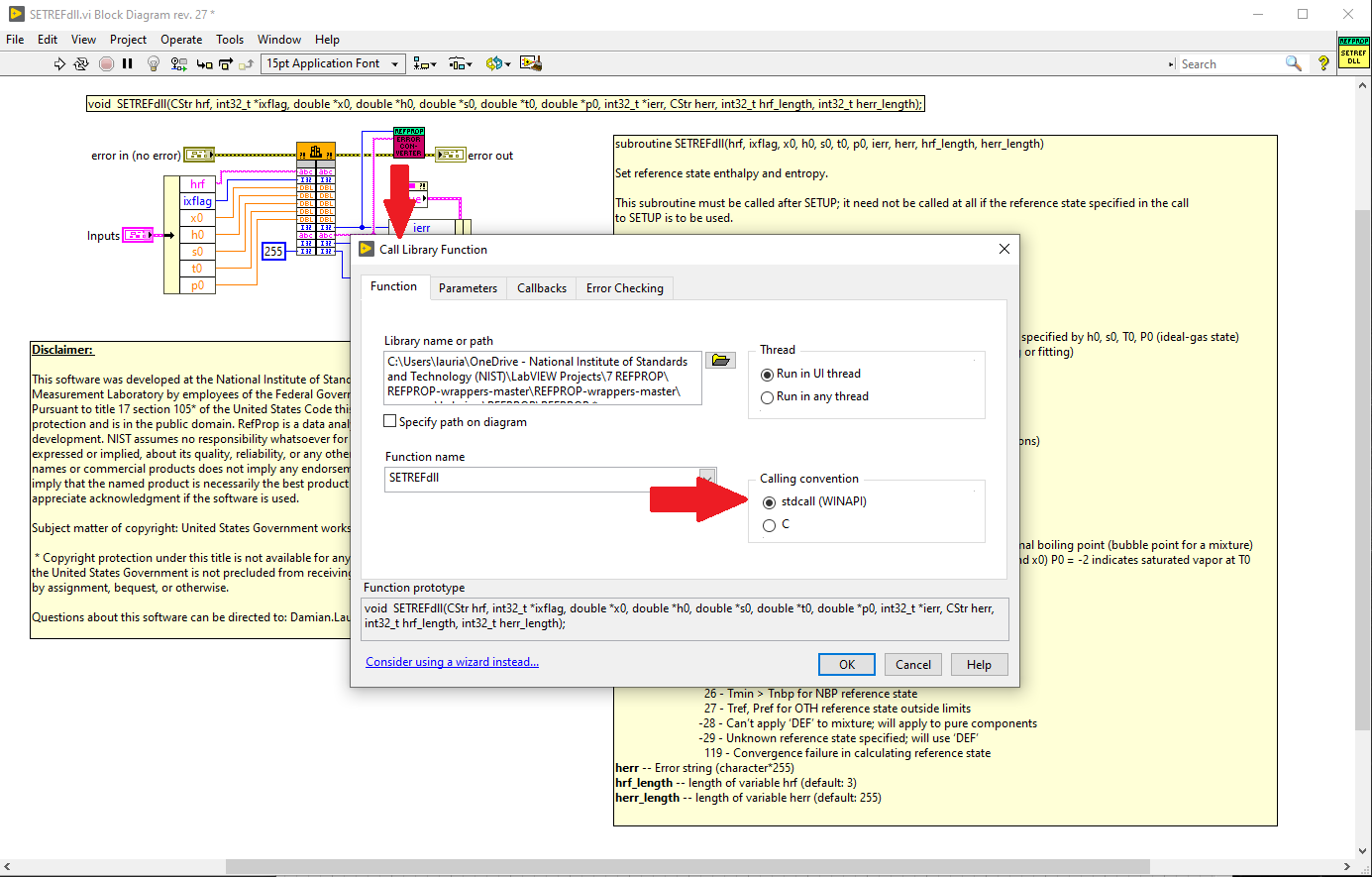 Refprop in Labview discrepancies · Issue #408 · usnistgov/REFPROP ...