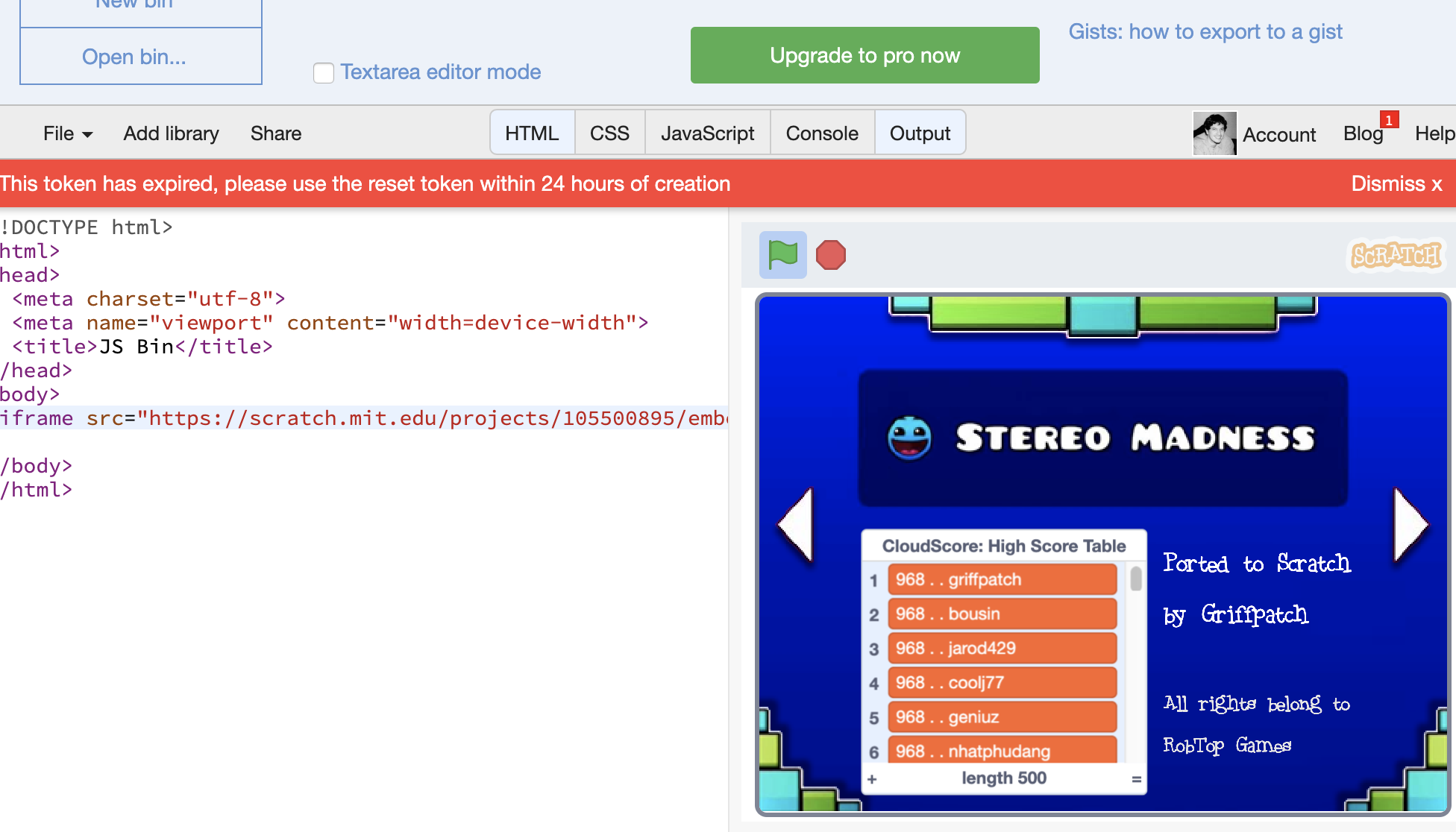 Unable to load "embed" project player · Issue #5107 · scratchfoundation/scratch-gui · GitHub