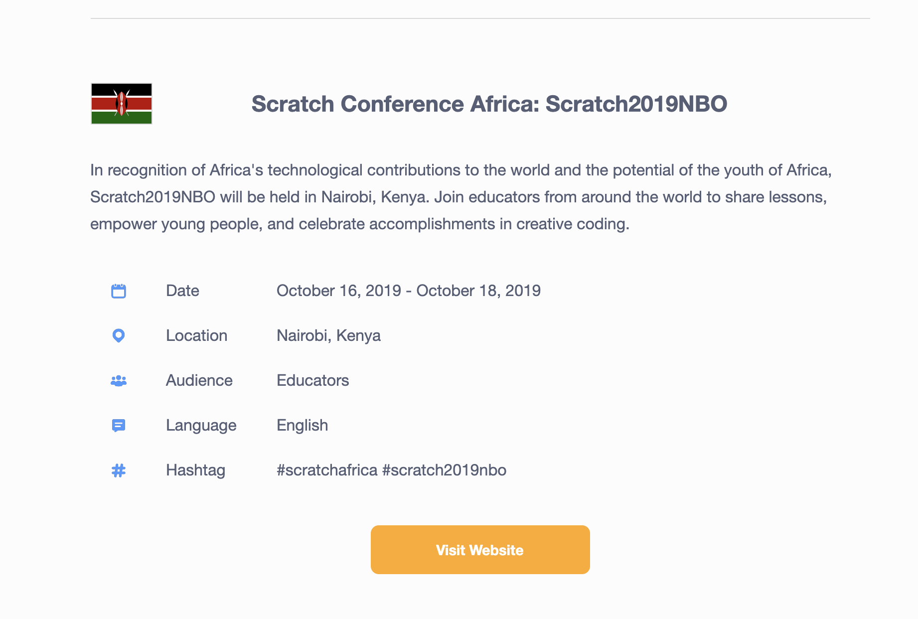 Update Scratch Conference Website · Issue #3270 · scratchfoundation/scratch-www · GitHub