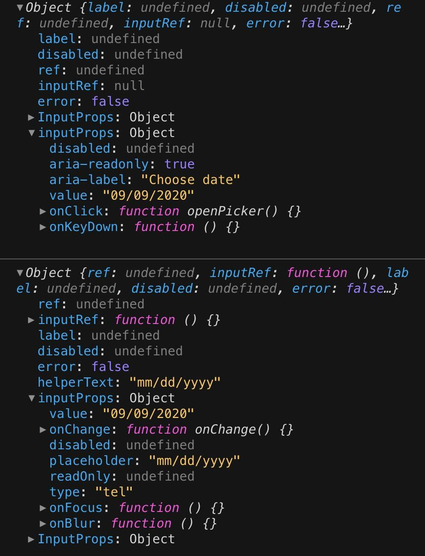 Datepicker Renderinput Is Called Twice · Issue 2103 · Muimaterial Ui Pickers · Github