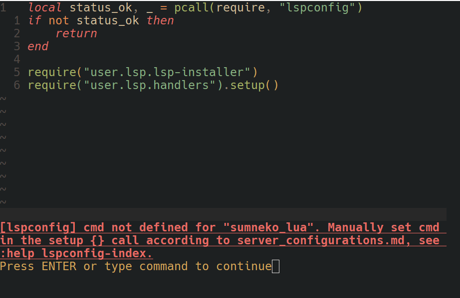 sumneko-lua does not work · Issue #381 · williamboman/nvim-lsp-installer · GitHub