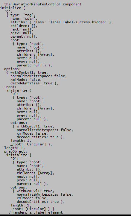 Assertionerror Expected { Object Options Root } To Have A Length Of 1 But Got 0