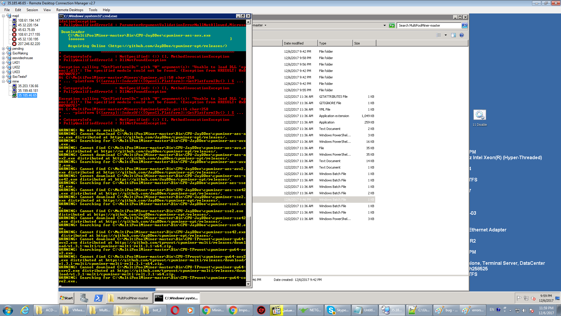 Imposiible to start the miner - tested on 3 pcs · Issue #564 ...