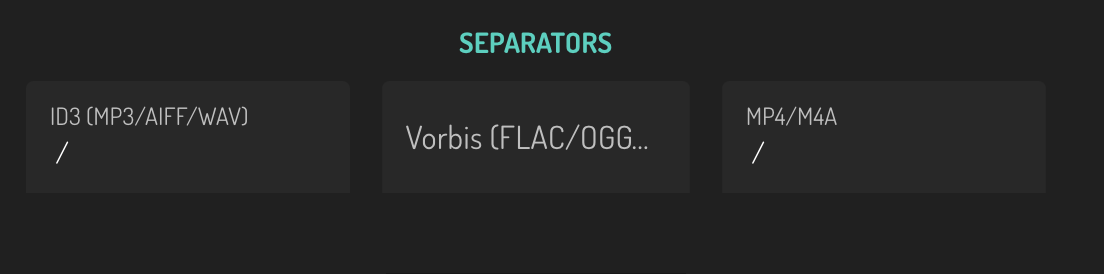 Using Quick tag separators · Issue #278 · Marekkon5/onetagger · GitHub