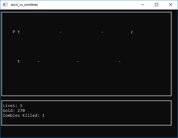 GitHub - lbltavares/ascii-vs-zombies: ASCII vs. Zombies