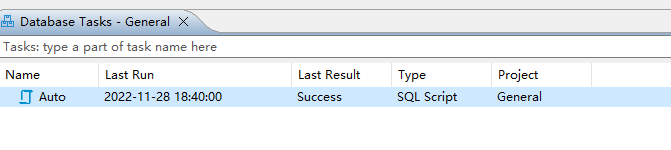 How to set the database task automatic execution of Firebird Database? · dbeaver · Discussion ...