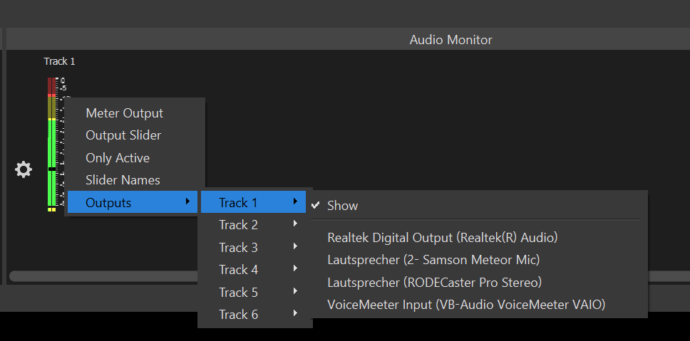 Is it possible to applying Audio Monitor Filter to a track? · Issue #34 · exeldro/obs-audio ...
