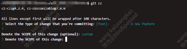 Version 4 2 5 Don T Support Cz Customizable S Customscope · Issue 594 · Commitizen Tools