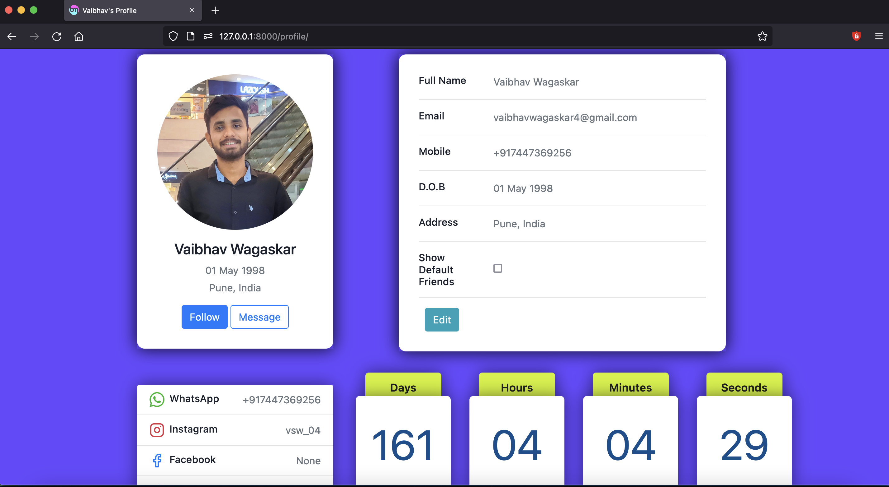 GitHub - cartosat/Birthday_Tracker: Birthday Tracker is a full-fledged web application developed ...