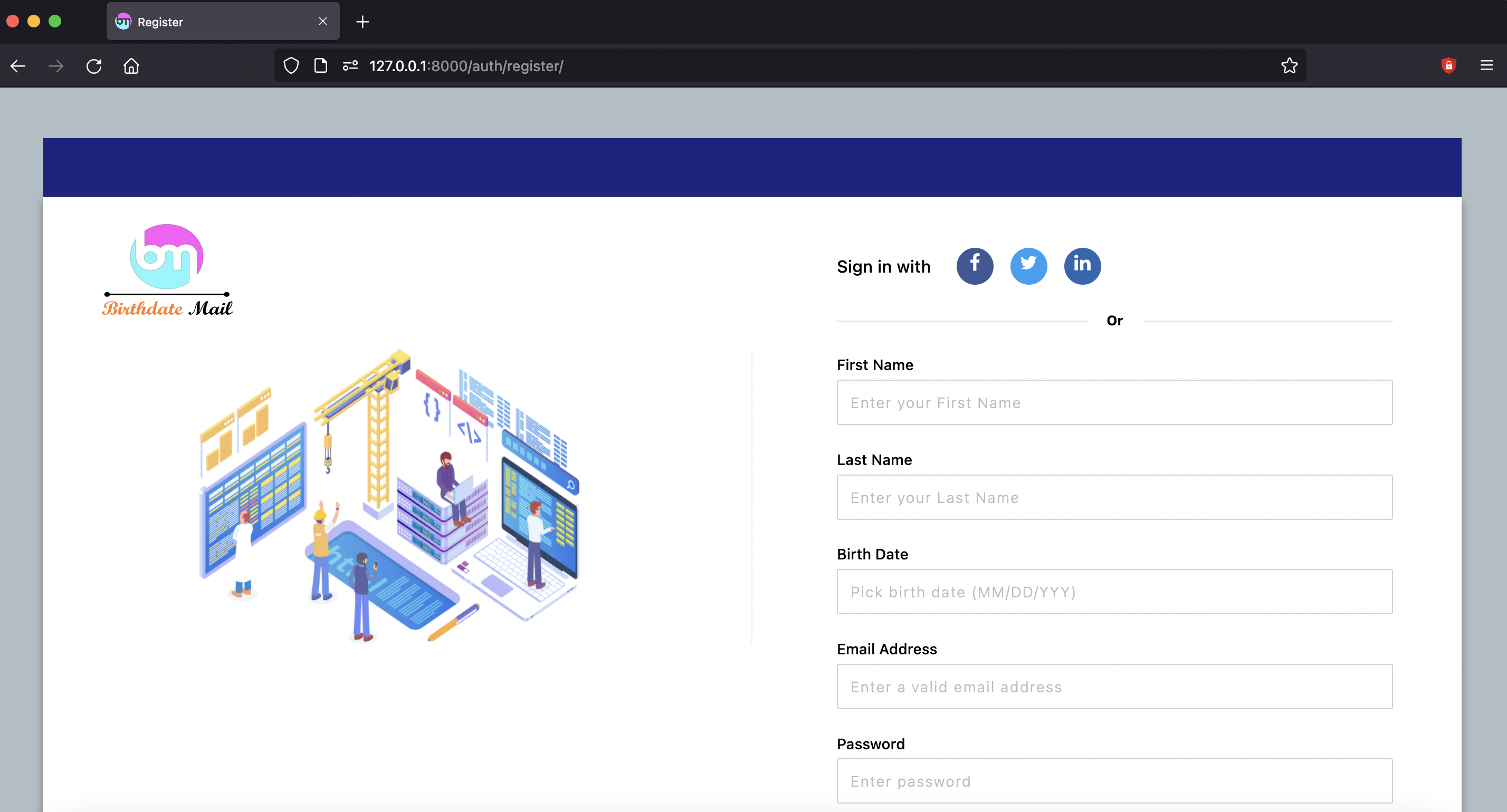 Github Cartosat Birthday Tracker Birthday Tracker Is A Full Fledged Web Application Developed