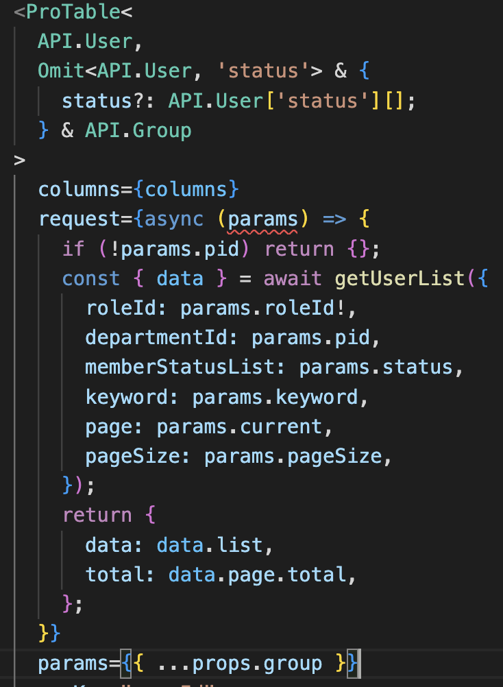 🐛[bug] Protable使用request和params组合时，第一次请求缺失formsearch的值 · Issue 6933