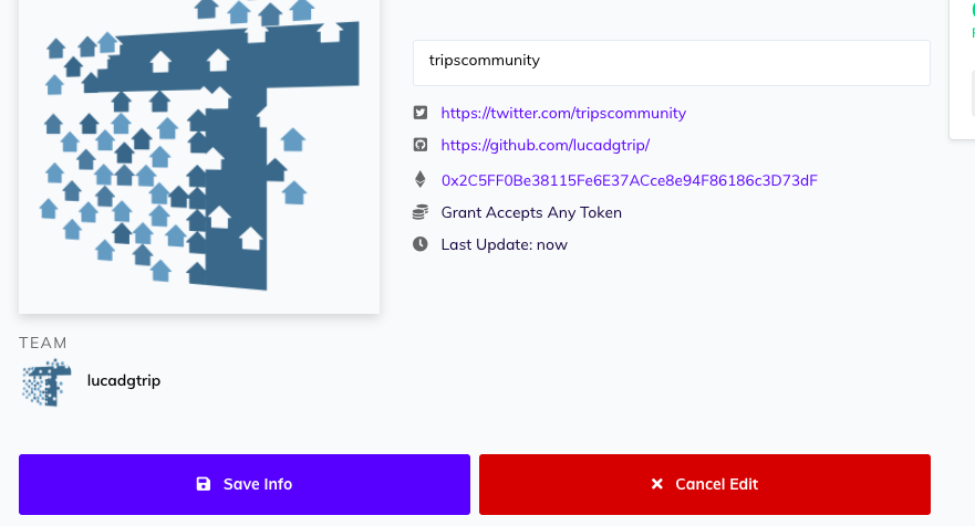 I Don T See How Can Update The Twitter In My Grants · Issue 7222 · Gitcoinco Web · Github