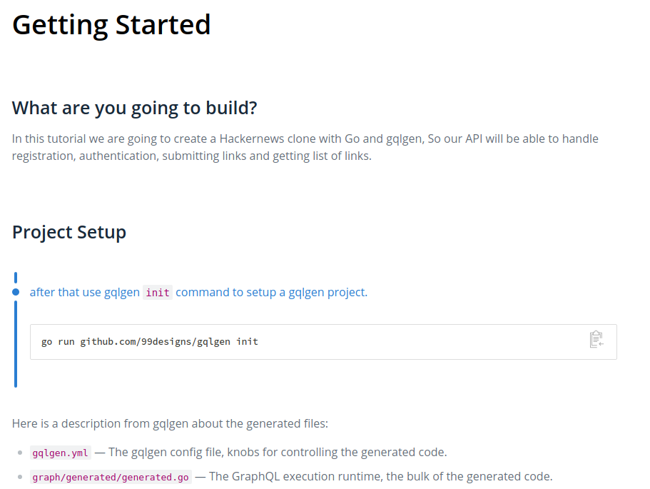 broken code snippet in backend-go: getting started · Issue #1328 · howtographql/howtographql ...