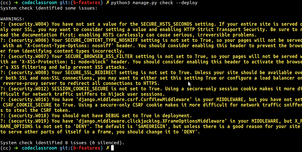 fix deployment errors · Issue #27 · codeclassroom/codeclassroom · GitHub