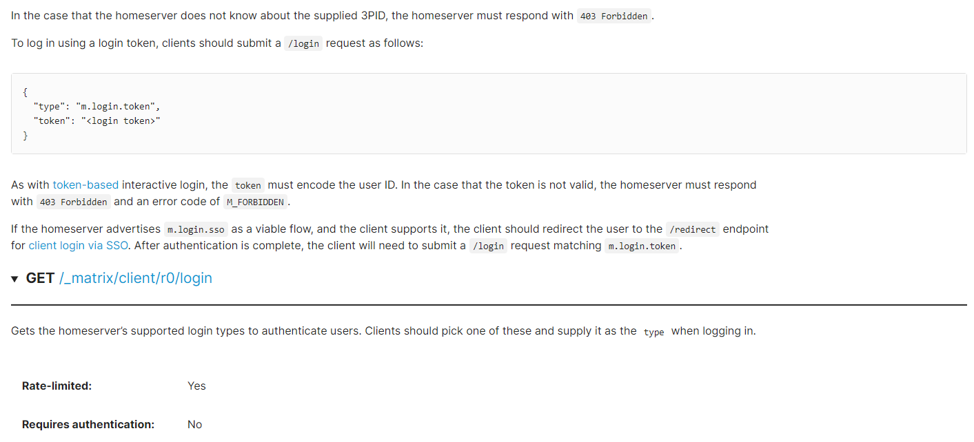 Make block widths consistent · Issue #761 · matrix-org/matrix-spec · GitHub