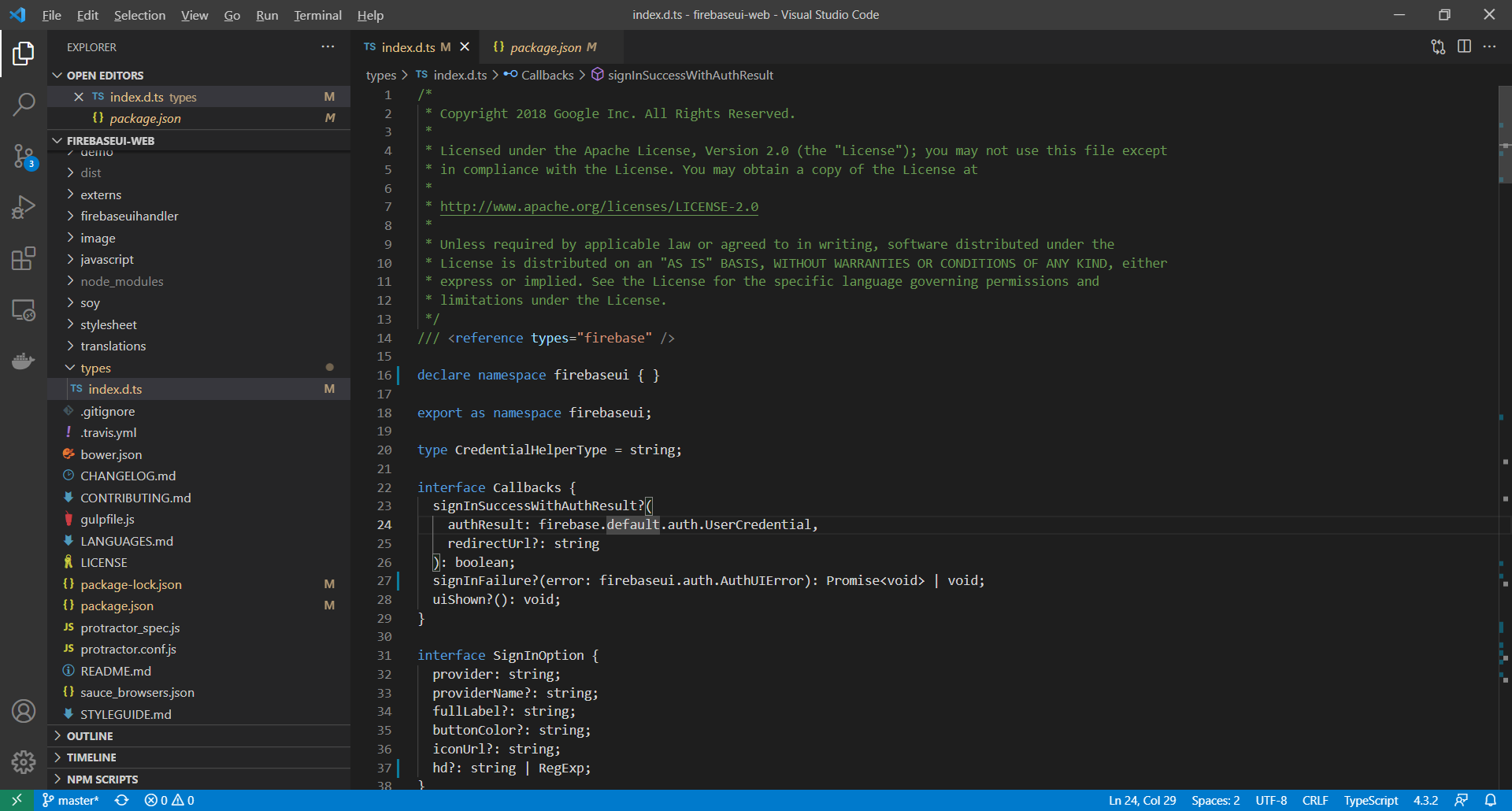 [types] Namespace Is Exported As `firebase Default` · Issue 5080 · Firebase Firebase Js Sdk
