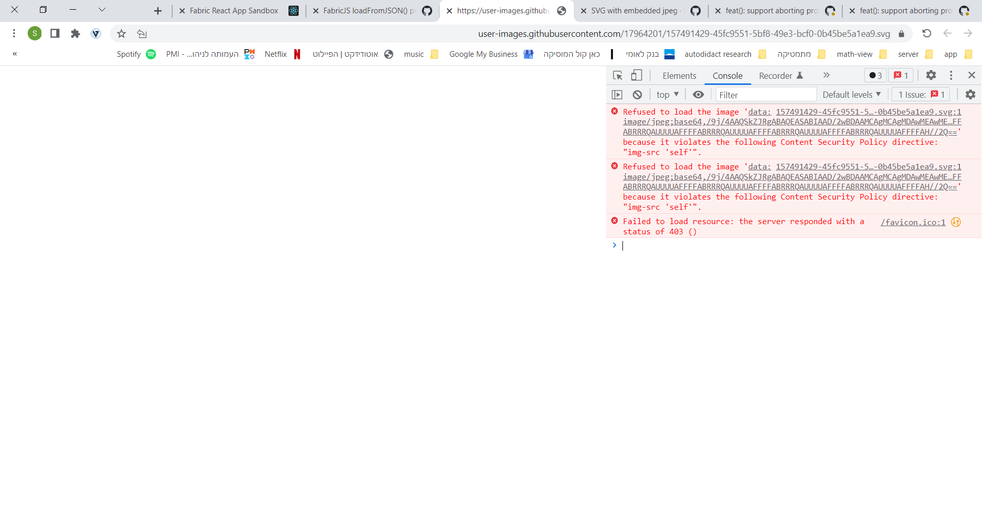 loadFromSVG with embedded base64 image · Issue #7829 · fabricjs/fabric.js · GitHub