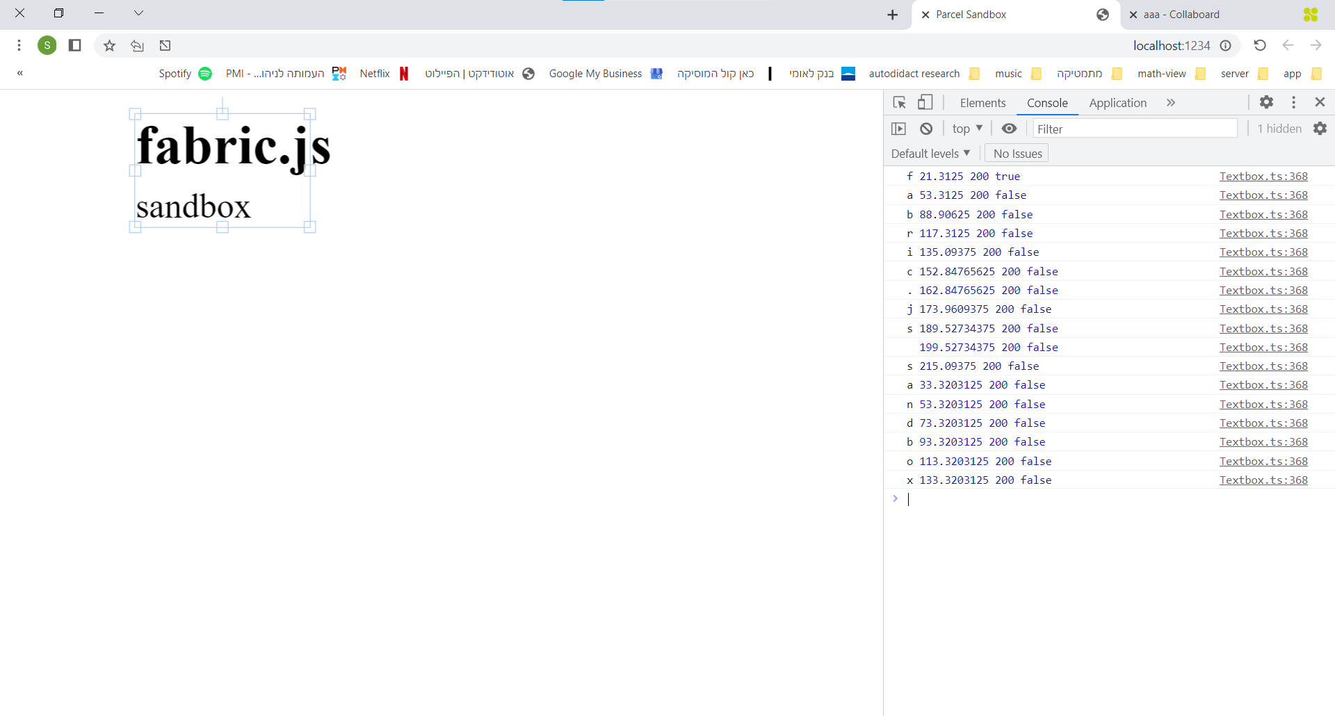 [Bug]: Textbox `splitByGrapheme` layout · Issue #8989 · fabricjs/fabric.js · GitHub