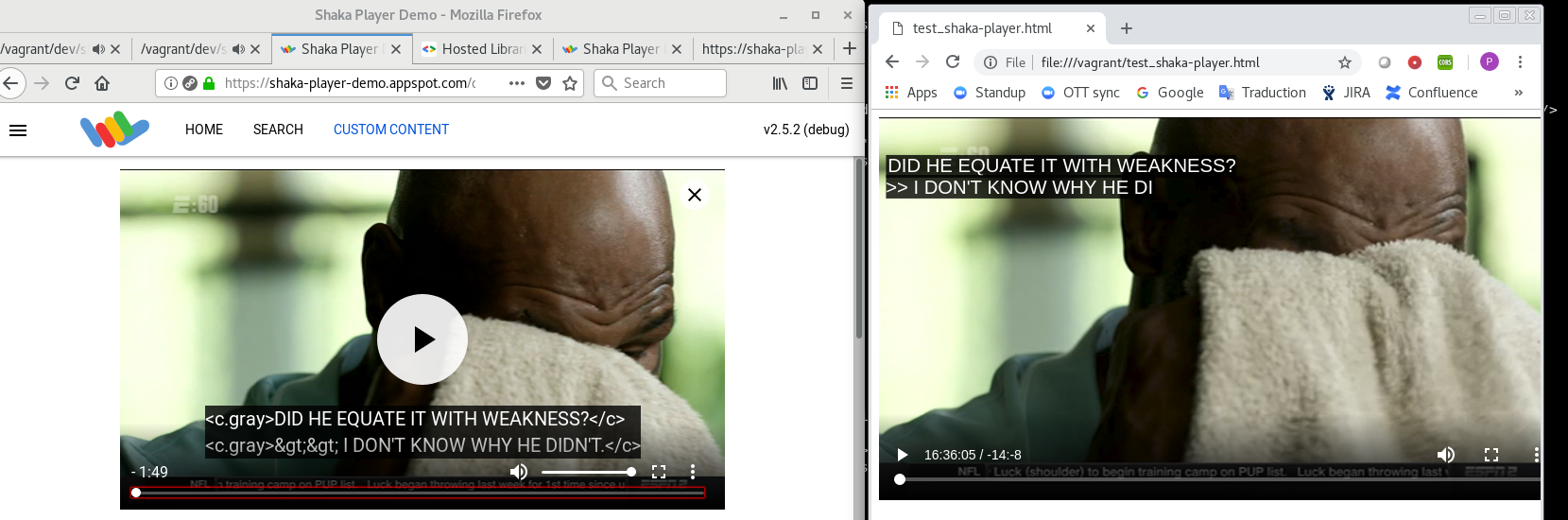 Bad display of WebVTT subtitles if cue starts with ' >> ' · Issue #2004 · shaka-project/shaka ...