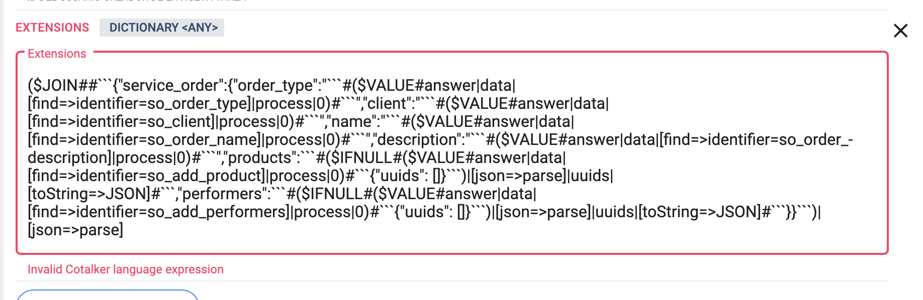 Bug report: Expresión válida arroja COTLang inválido en el editor de rutinas · Issue #805 ...