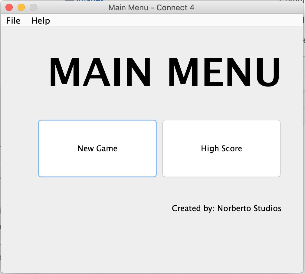 GitHub - NorbertoStudios/CMP326-Project02-Connect4: Fully playable Java swing GUI Game