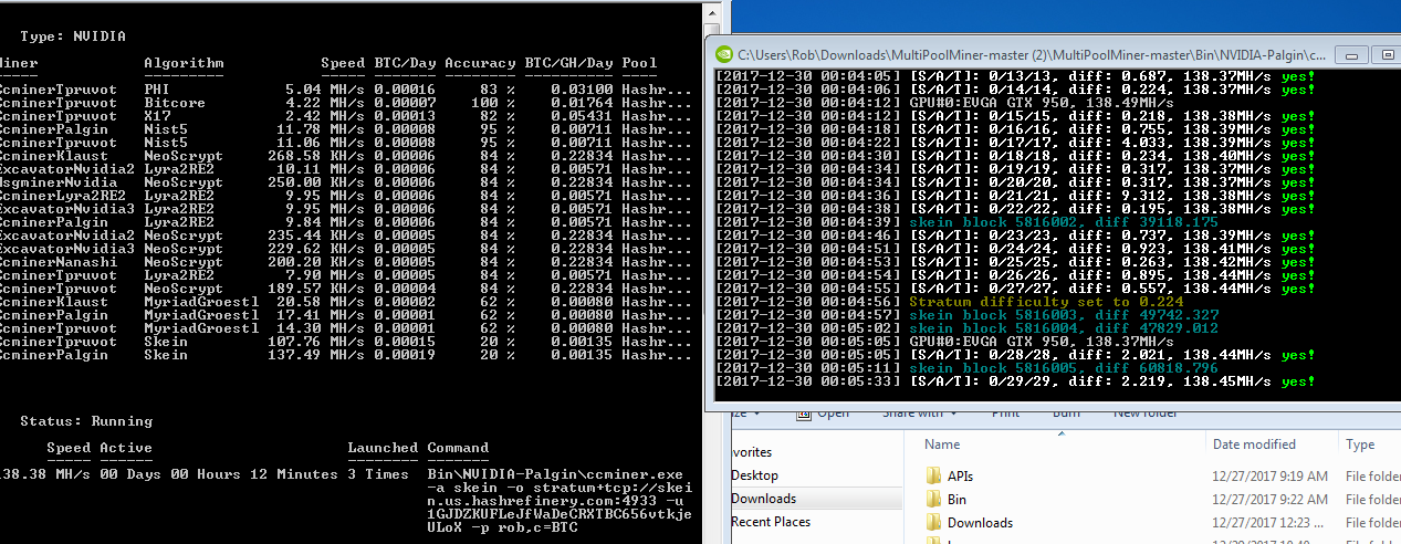 Why is this mining skein? · Issue #868 · MultiPoolMiner/MultiPoolMiner · GitHub