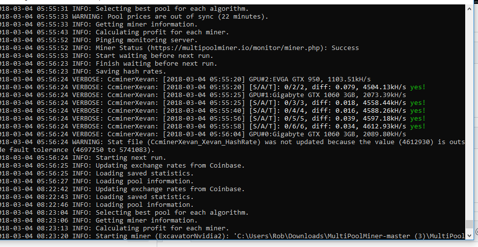 MPM monitoring hangs, miner continues (MPH) · Issue #1245 · MultiPoolMiner/MultiPoolMiner · GitHub