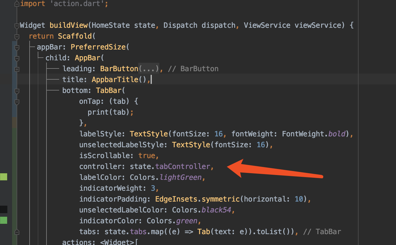 能给个demo说明如何使用TabController吗？ · Issue #664 · alibaba/fish-redux · GitHub