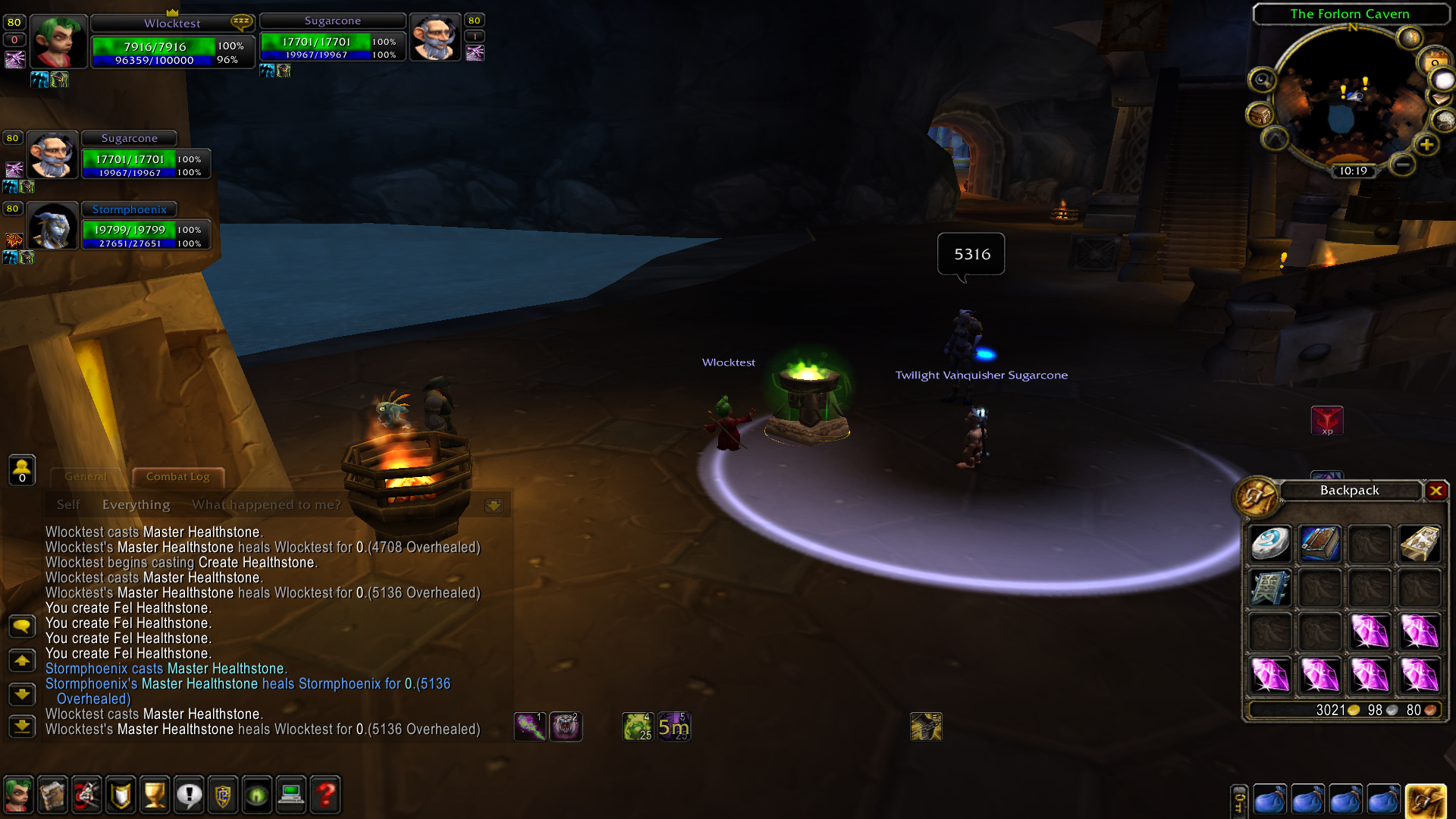 [Talent/Spell] Improved Healthstone - Ritual of Souls · Issue #2221 ...