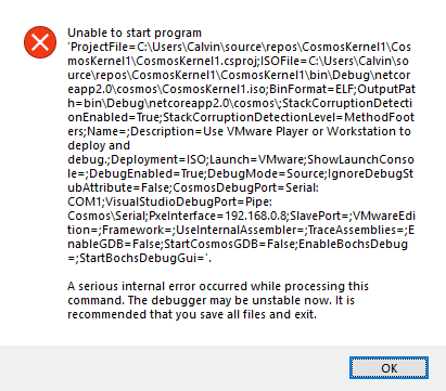 Compiling Error · Issue #1075 · CosmosOS/Cosmos · GitHub