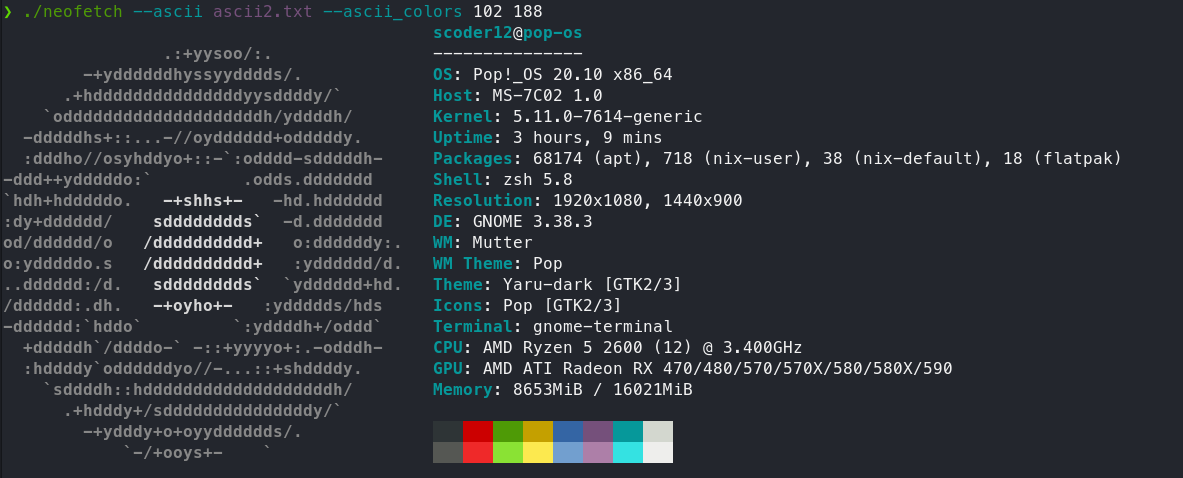 ASCII art width is calculated incorrectly for ANSI escapes · Issue #1768 · dylanaraps/neofetch ...