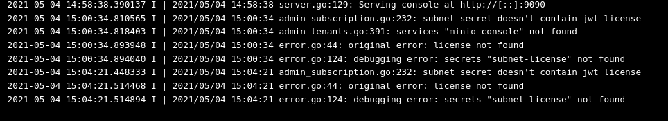 Minio console Error · Issue #620 · minio/operator · GitHub