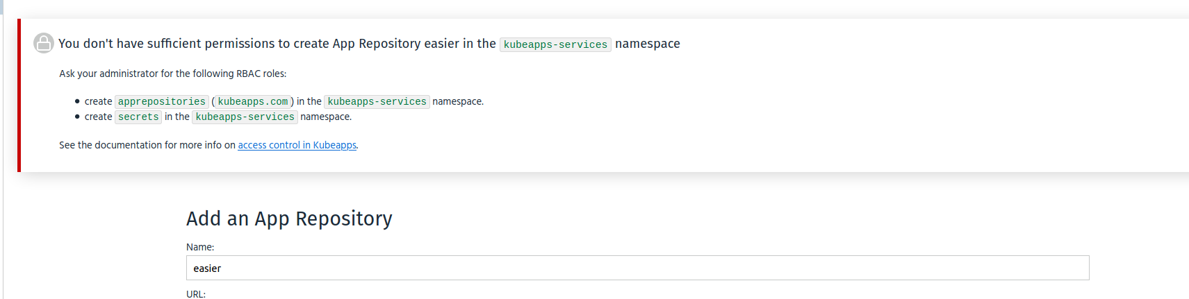 Documentation for users access management · Issue #1927 · vmware-tanzu/kubeapps · GitHub