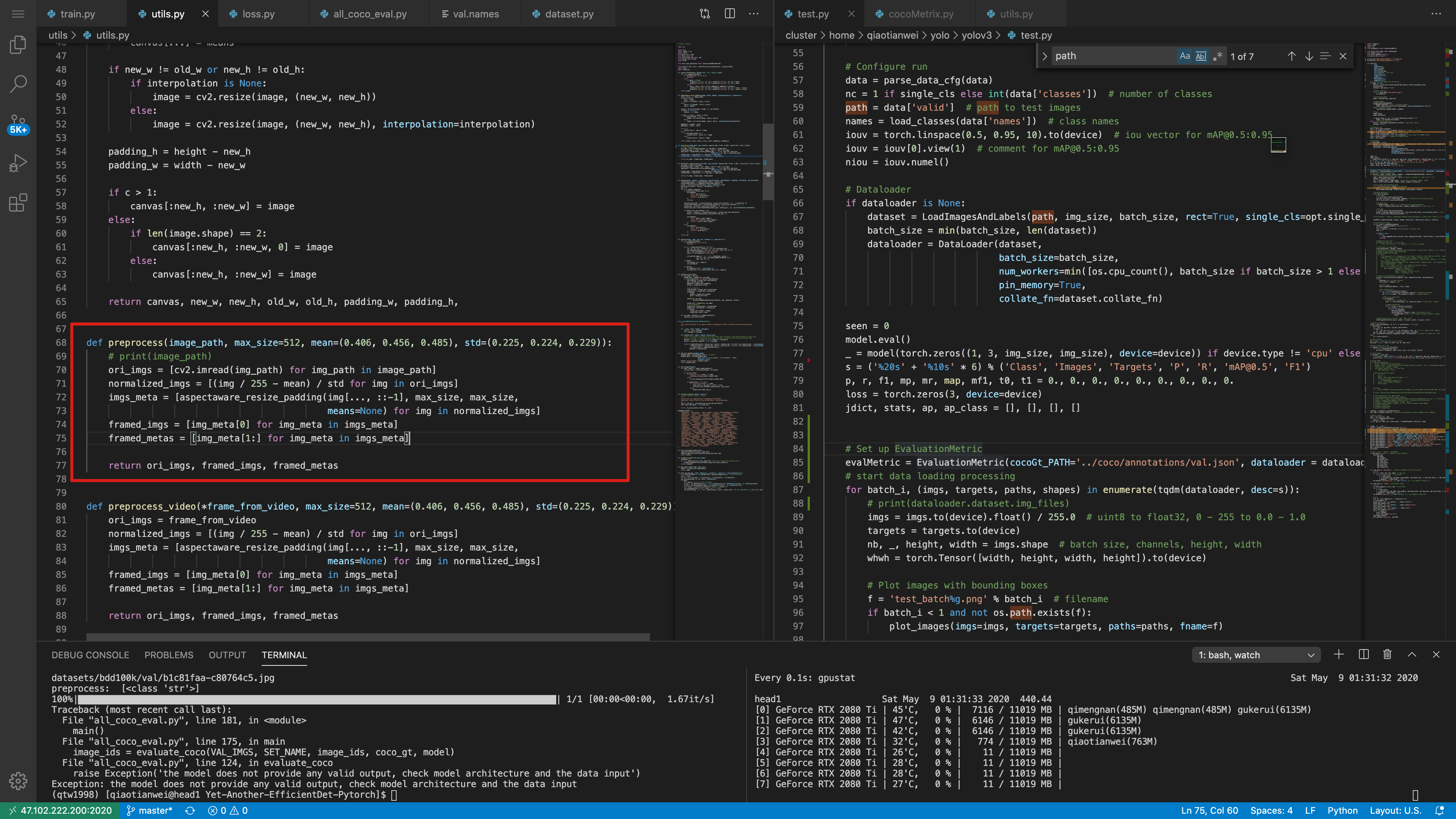 Processing codes are running on CPU not GPU · Issue #272 · zylo117/Yet ...