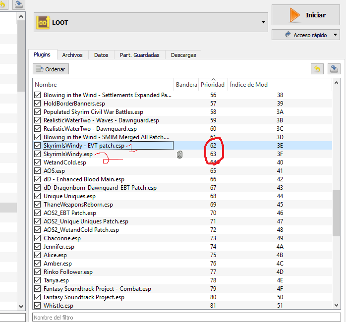 Skyrim is Windy "SkyrimIsWindy - EVT patch.esp" need to be placed ...