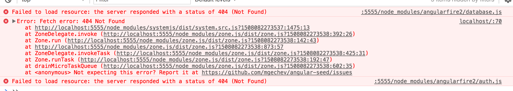 Firebase not found error. · Issue #1271 · angular/angularfire · GitHub