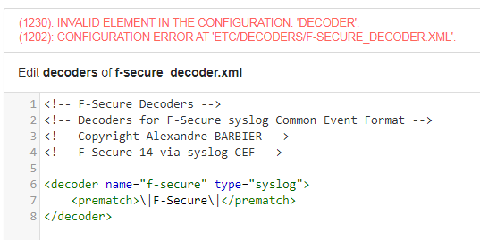 type is no longer an attribute of decoder tag but a full-fledged tag ...