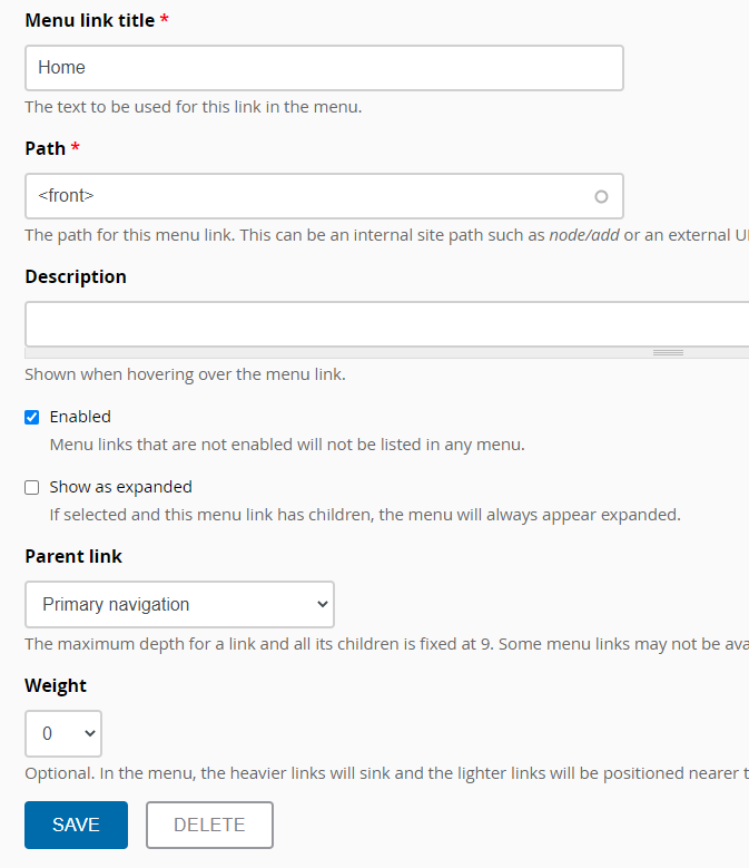 Undeletable menu items from layouts and views · Issue #4844 · backdrop ...