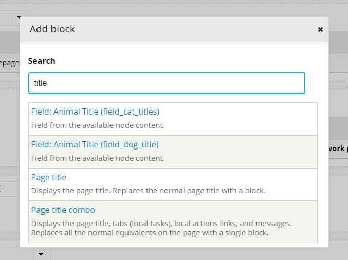 Add Selection Rules To Layouts For Filtering Limiting Context Values · Issue 5376 · Backdrop 5406