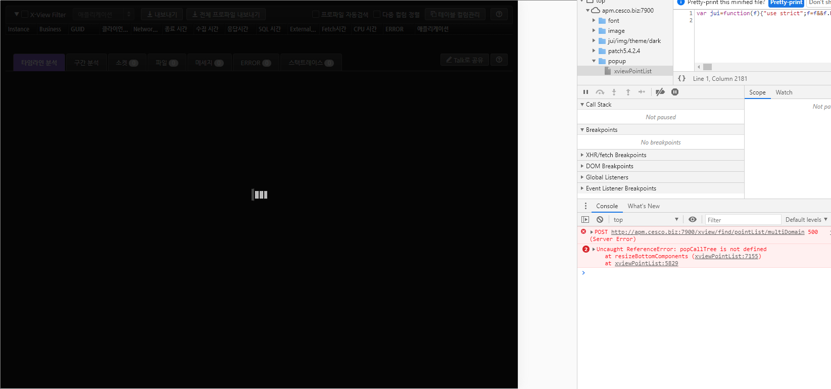 팝업창이 멈춰있고, 500 Error 발생 · Issue #10 · jennifersoft/jennifer-view-plugin-xviewpopup · GitHub