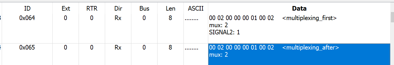 Multiplexor after multiplexed signal does not work · Issue #301 · collin80/SavvyCAN · GitHub