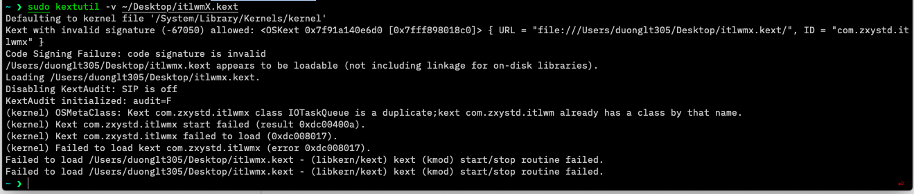 macOS Catalina: start/stop routine failed · Issue #81 · OpenIntelWireless/itlwm · GitHub
