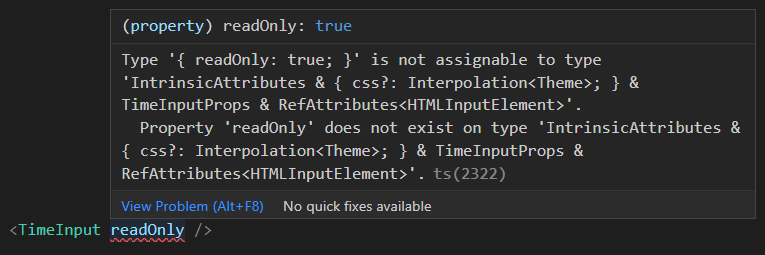 TimeInput is missing readonly property · Issue #3400 · mantinedev/mantine · GitHub