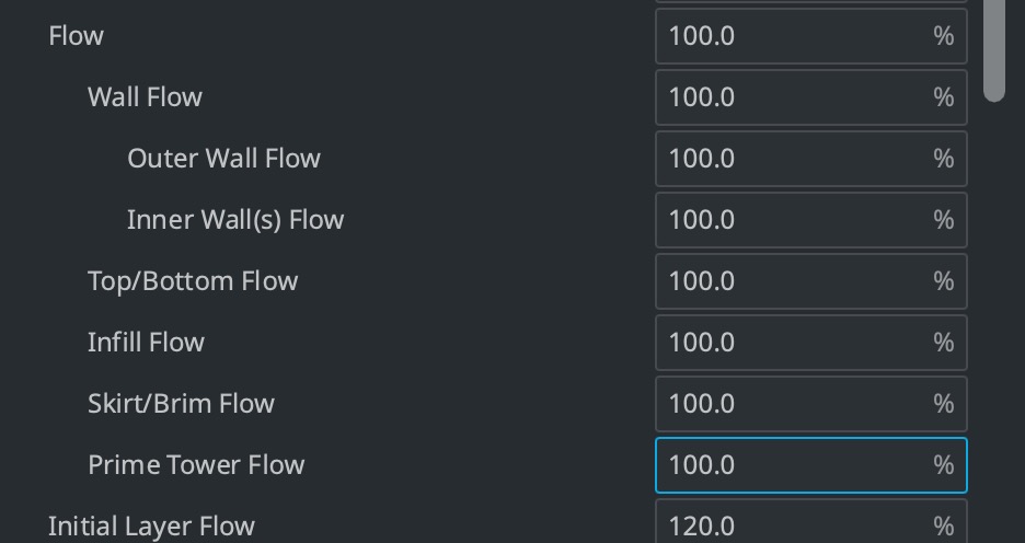 Support Filament Flow Control · Issue 7956 · Prusa3dprusaslicer · Github