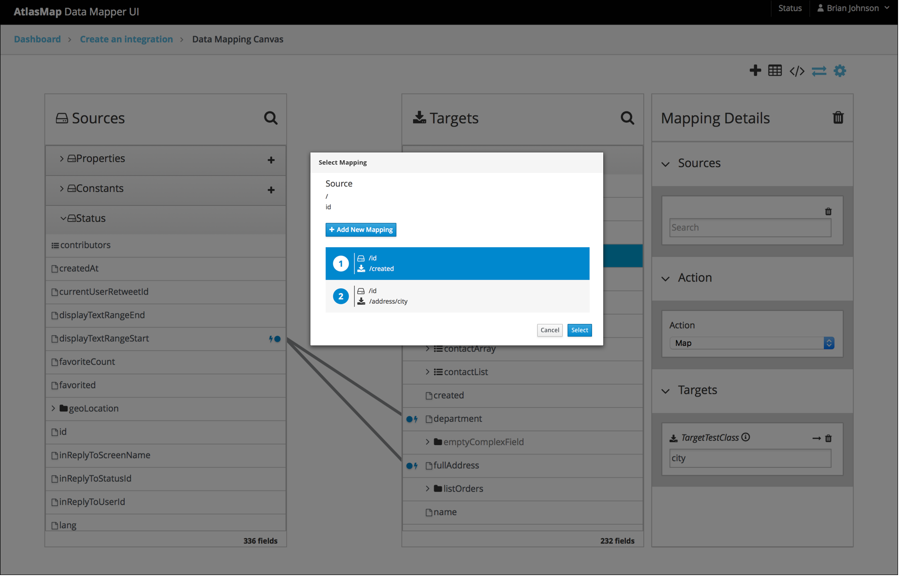 Modal Overlay consistency with Patternfly · Issue #489 · atlasmap/atlasmap · GitHub