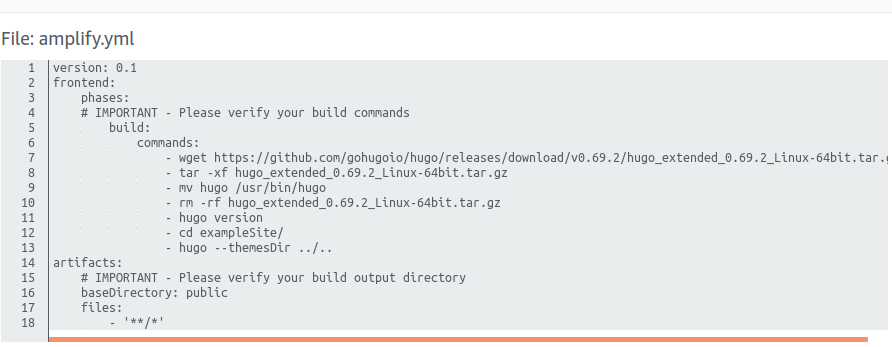 Hugo Error: Base Directory not specified for artifacts · Issue #5768 · aws-amplify/amplify-js ...