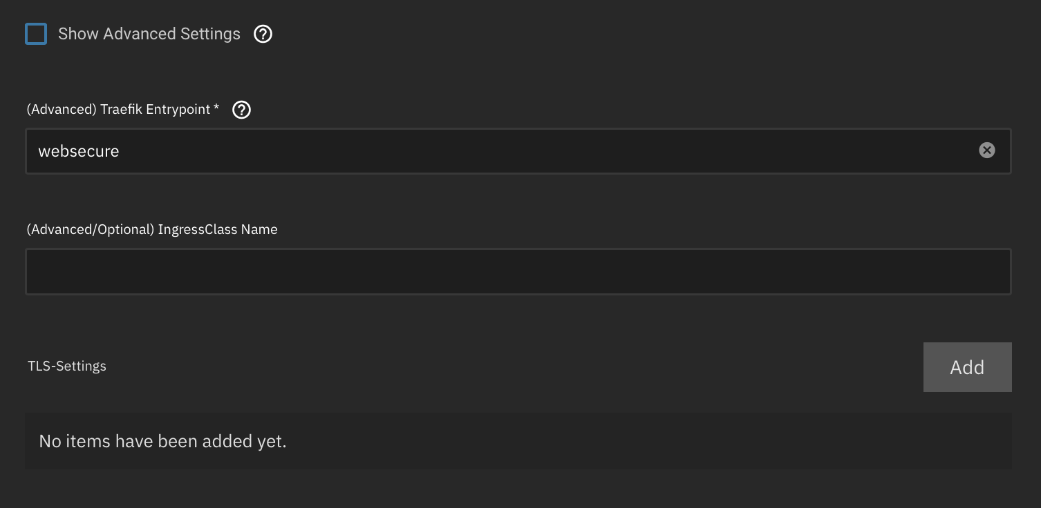 Ingress Advanced Settings Shown When Show Advanced Settings Is Unchecked · Issue 10110 8924