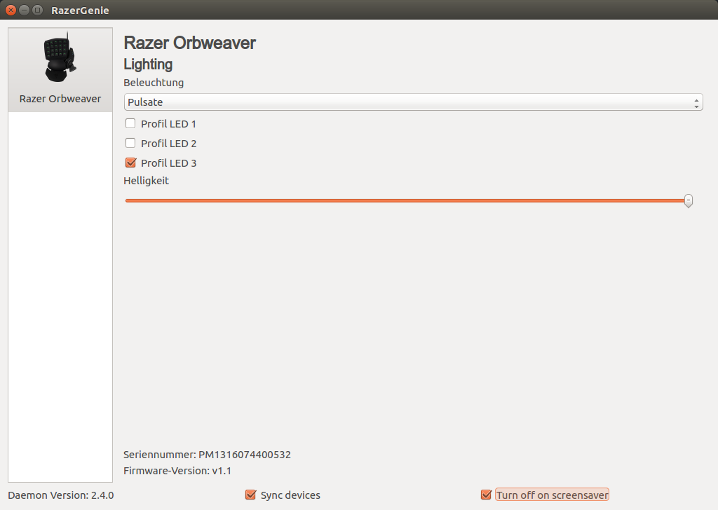 Can't configure Orbweaver · Issue #744 · openrazer/openrazer · GitHub