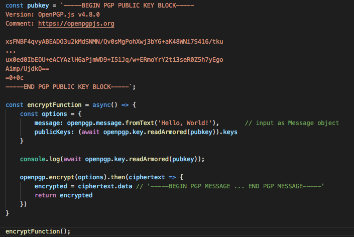 Readarmored Throws Error Improperly Formatted Armor Header · Issue 1038 · Openpgpjs